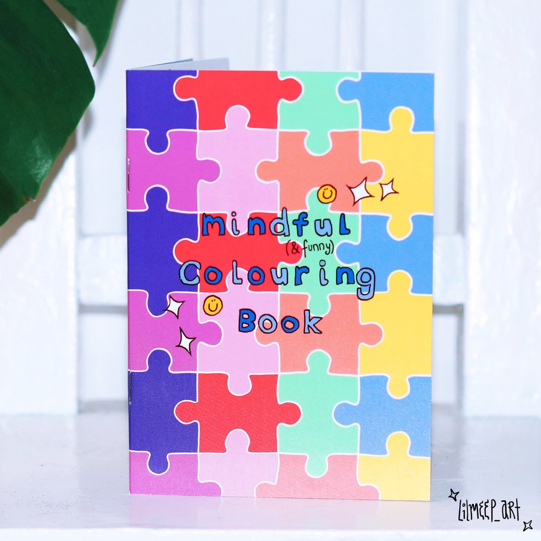A6 Mindful but Funny Colouring Book Vol. 2 Unique, Funny & Heart ...