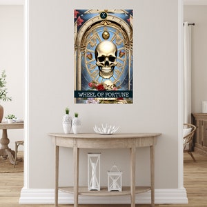 78 Skull Magic Theme Digital Tarot Cards - Printable Tarot Deck ...