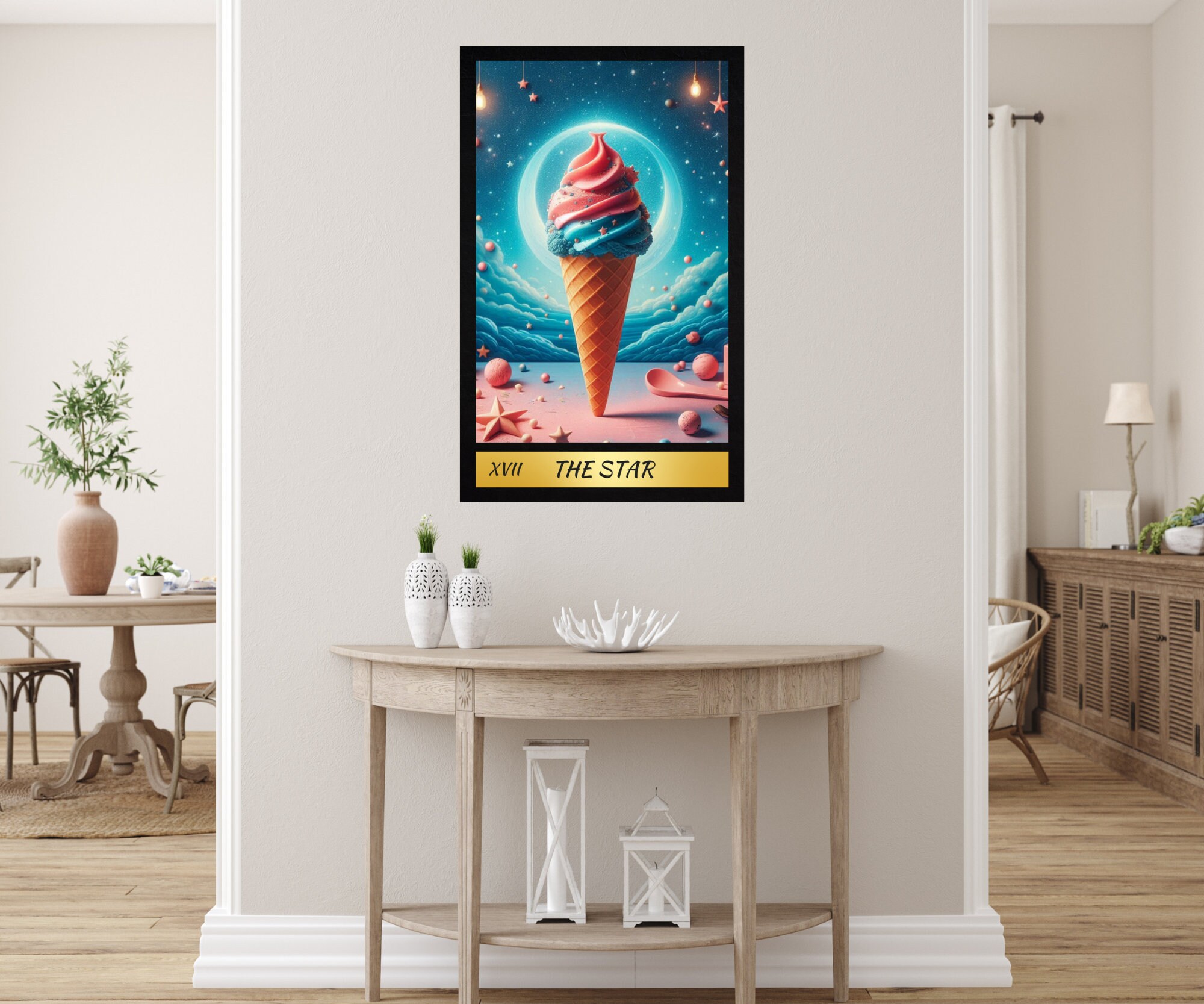 Ice Cream Theme Tarot Cards: 78 Card Digital Deck (PNG) - Etsy