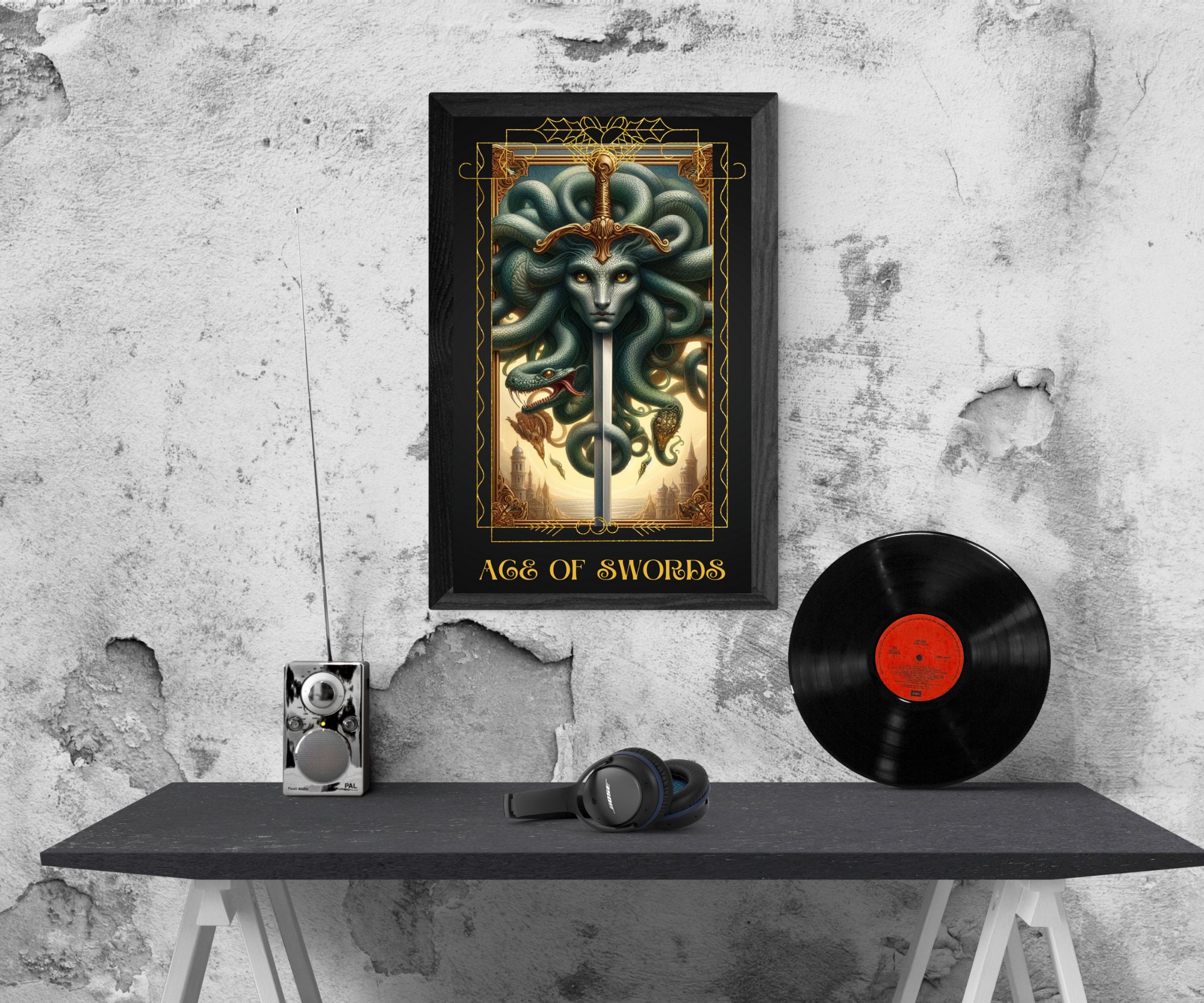 78 Medusa Theme Tarot Cards: Printable Oracle Deck (digital Download ...