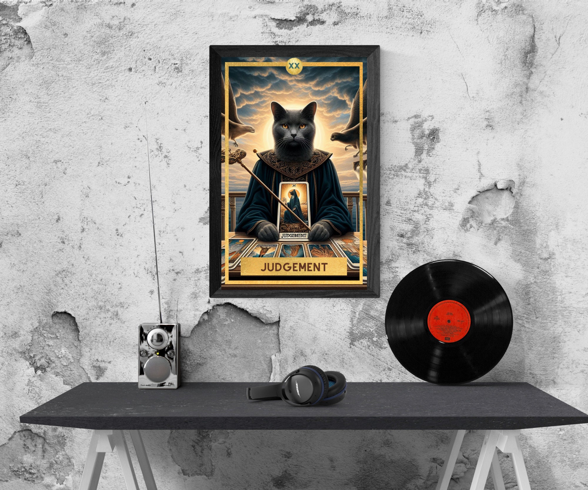 78 CAT Magic Theme Digital Tarot Cards Printable Tarot Deck Digital ...