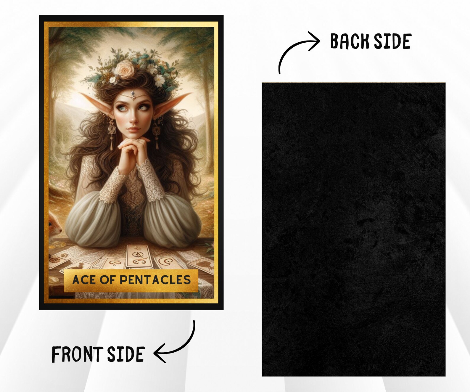 78 Elf Theme Tarot Cards: Printable Oracle Deck (digital Download) - Etsy