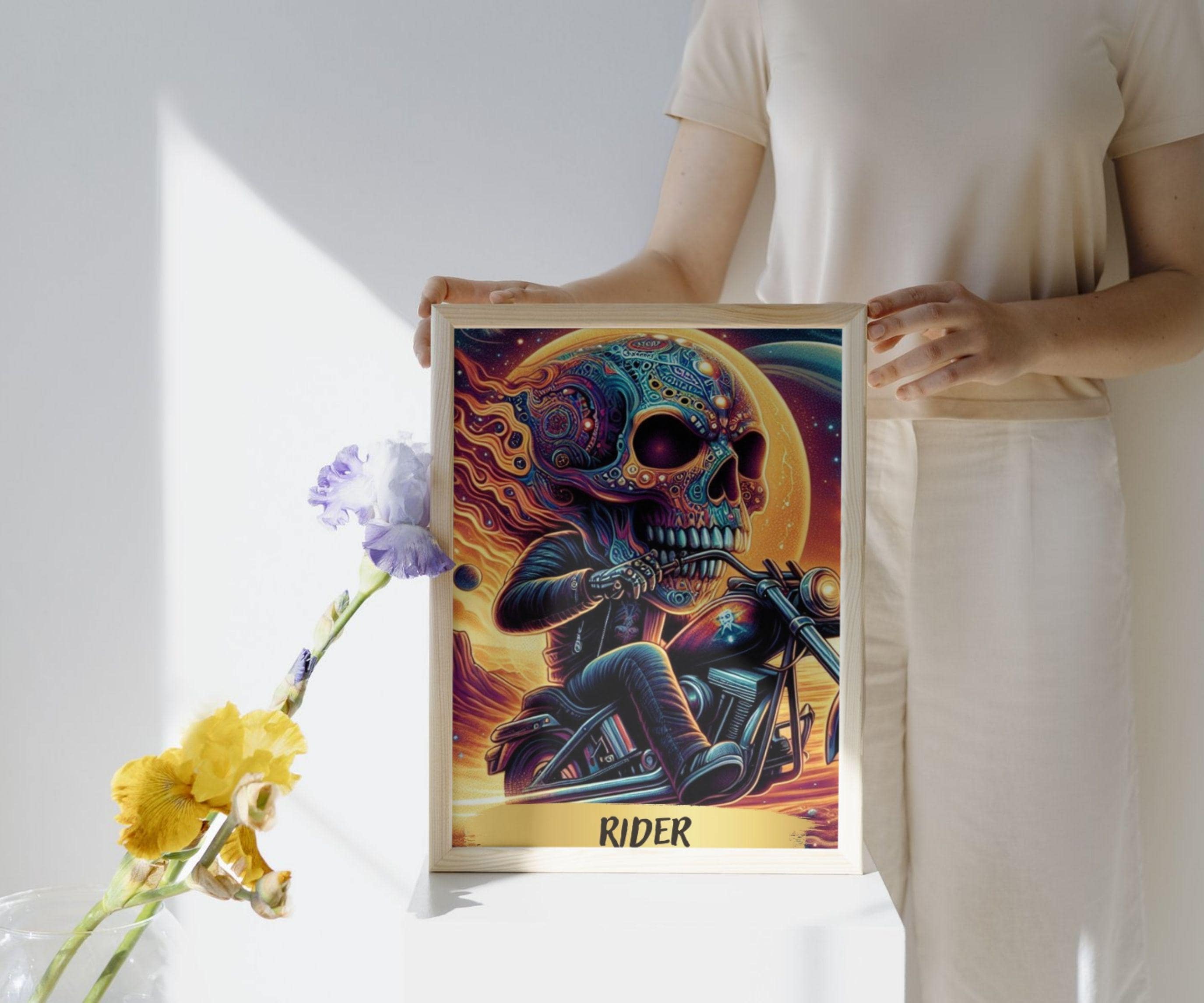 Skull Lenormand Cards Deck: Printable Elemental Tarot Oracle (PNG ...