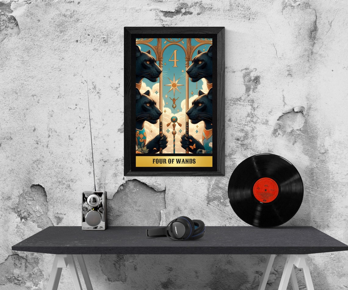 Panther Magic Tarot Cards: 78 Card Printable Deck (digital Download) - Etsy
