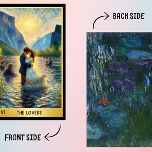 78 Monet Art Theme Tarot Deck - Printable Oracle Cards (digital ...