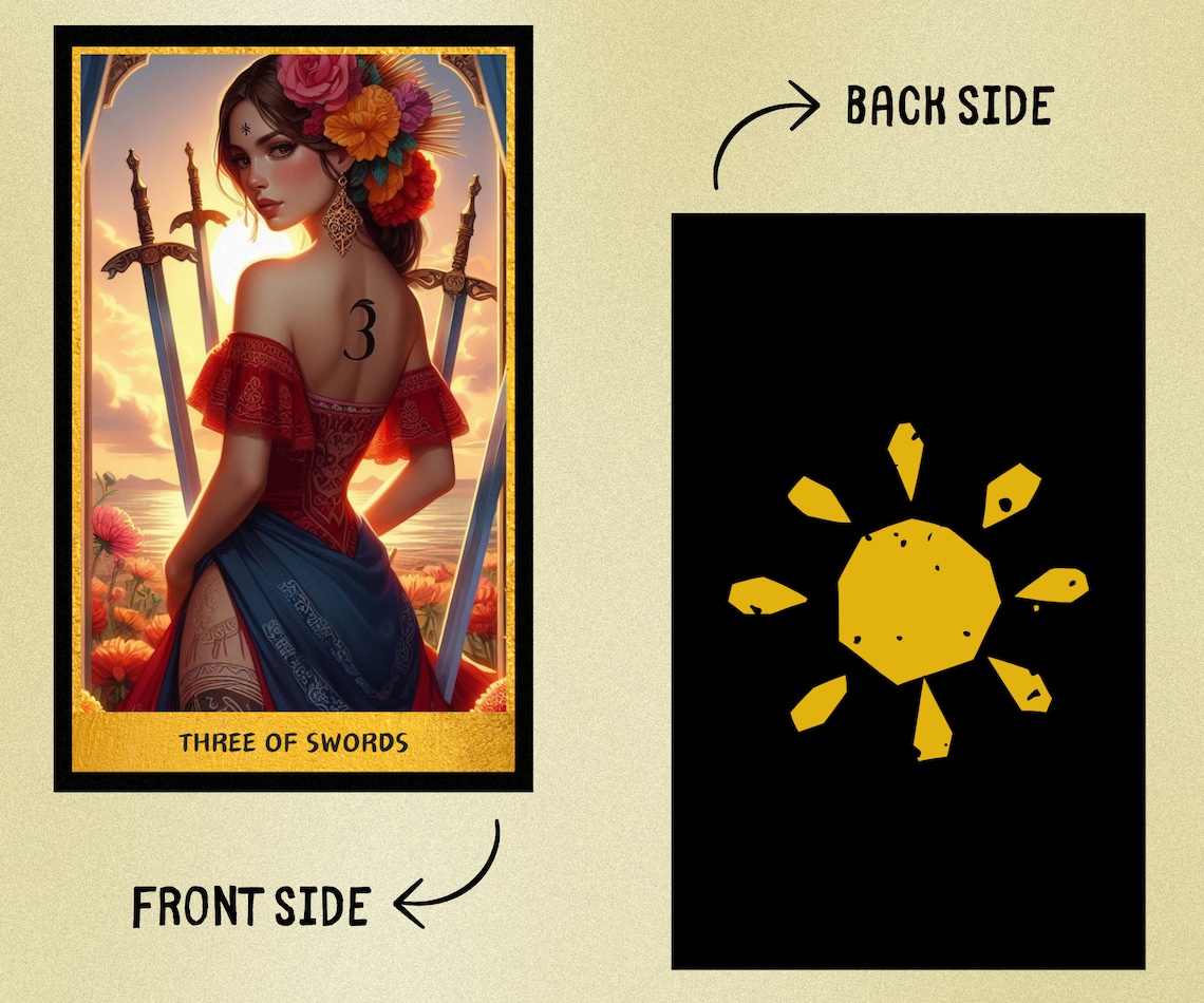 78 Mexican Theme Tarot Cards: Printable Oracle Deck (digital Download ...
