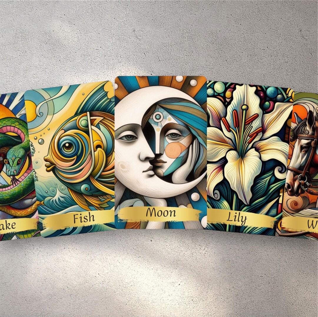 Picasso Lenormand Deck, Oracle Cards, Oracle Deck, Art Lenormand ...