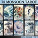 78 Monsoon Tarot Cards: Watercolor Printable Deck (digital Download) - Etsy