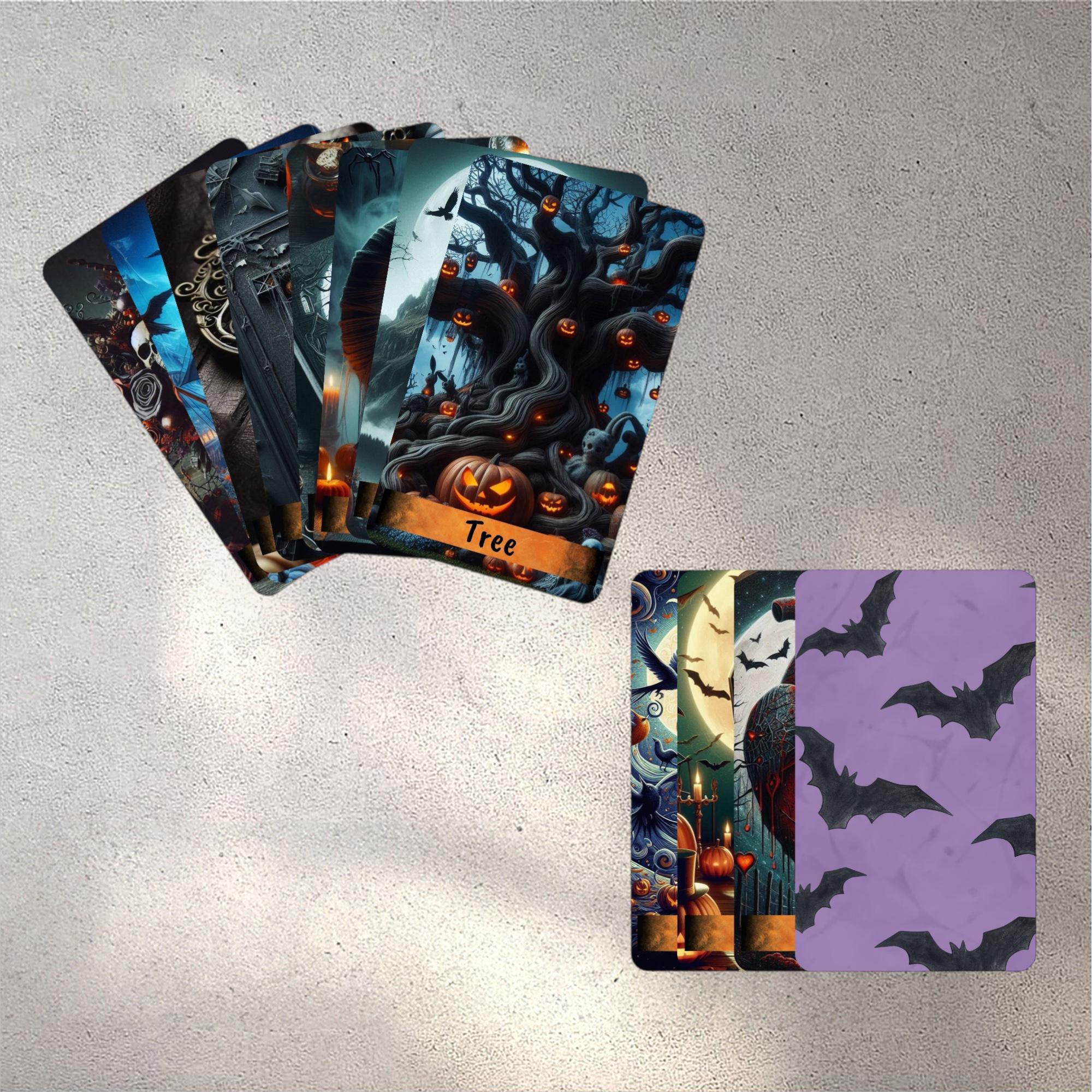 Halloween Lenormand Deck: Gothic Divination Oracle Cards - Etsy