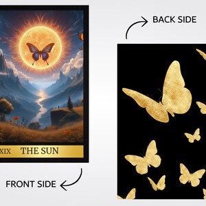 78 Butterfly Theme Digital Tarot Cards - Printable Art Tarot Deck ...