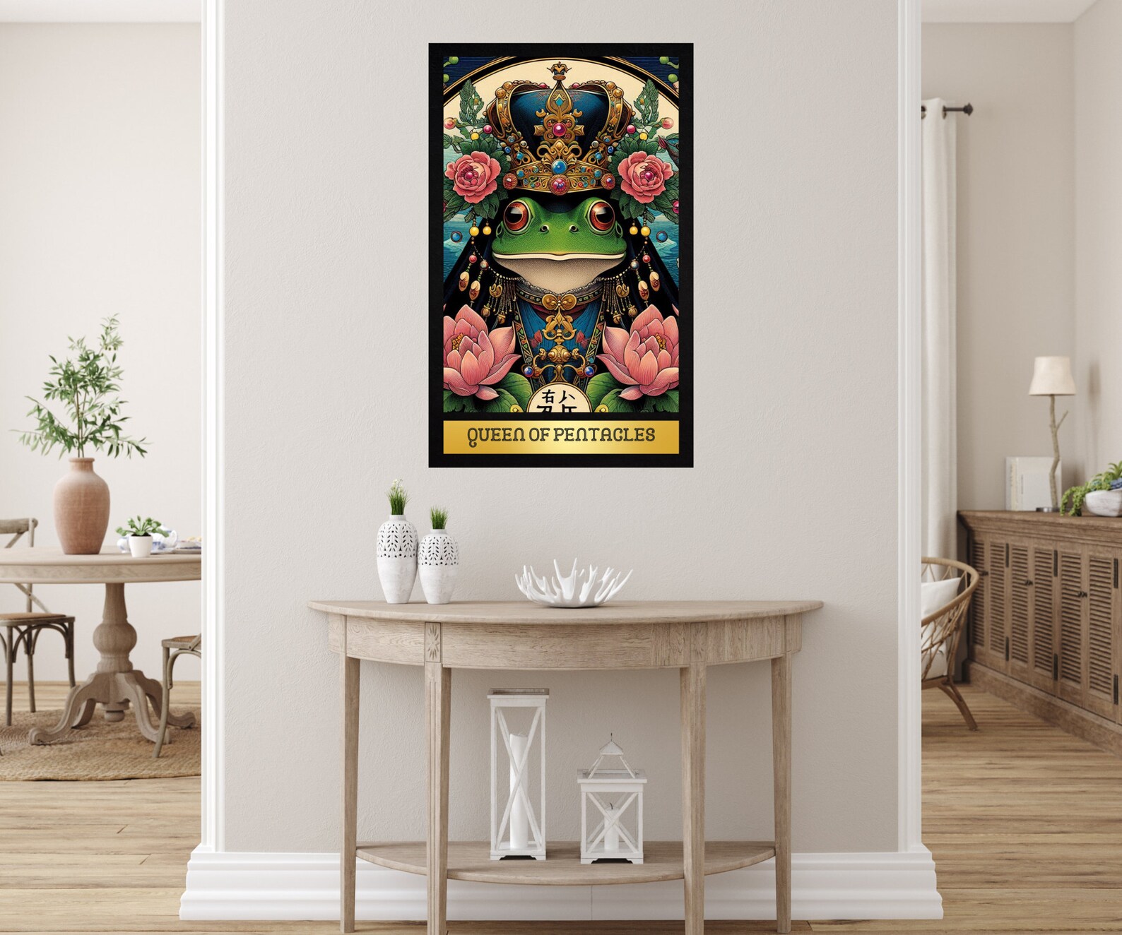 78 Frog Theme Digital Tarot Cards Printable Tarot Deck Matsumato Hoji ...