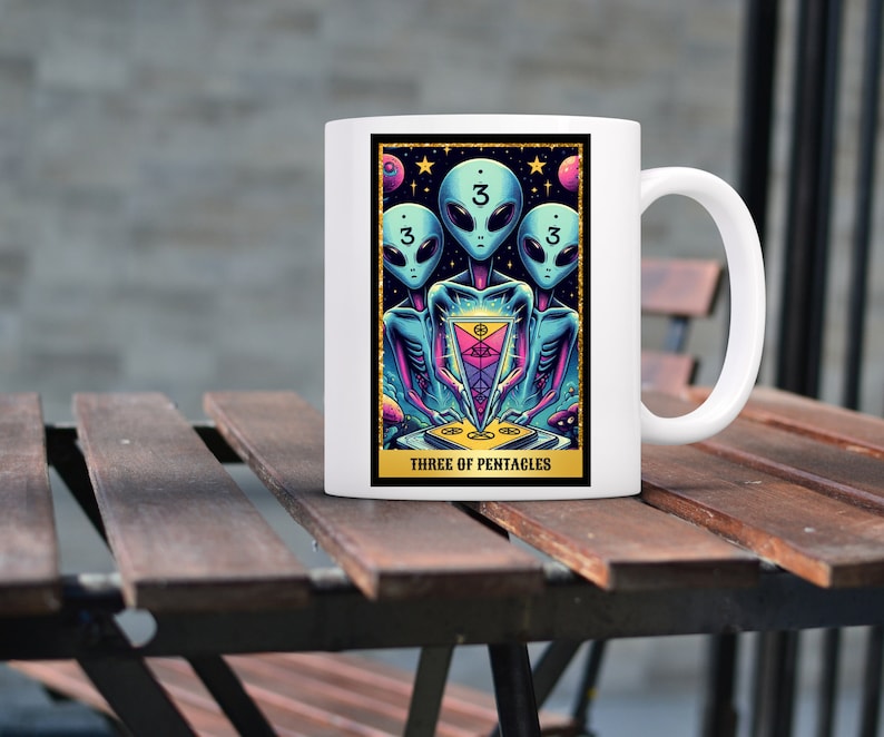 78 Alien Digital Tarot Cards Printable Tarot Deck Digital Cards Deck ...