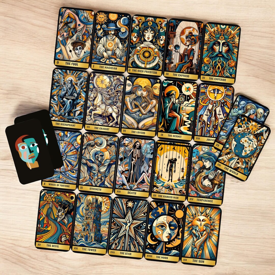 Picasso Tarot Card, Art Tarot Card and Tarot Box, 78 Unique Art Tarot ...