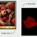 78 Red Rose Theme Digital Tarot Cards Printable Tarot Deck Digital ...