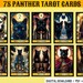 Panther Magic Tarot Cards: 78 Card Printable Deck (digital Download) - Etsy