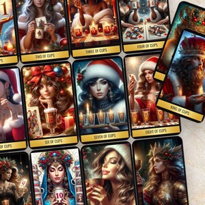 Christmas Tarot Card, New Year Tarot Card and Tarot Box, 78 Tarot Card ...