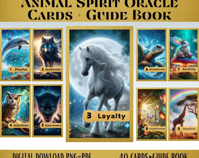 The Spirit Animal Oracle Deck 68 Cards & Guidebook Colette Baron-reid SEALED, Metaphysical Gift ...