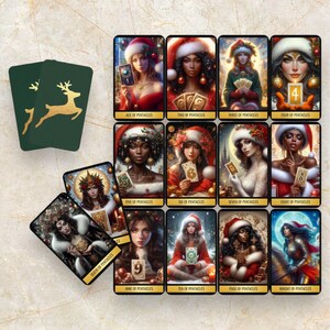 Christmas Tarot Card, New Year Tarot Card and Tarot Box, 78 Tarot Card ...