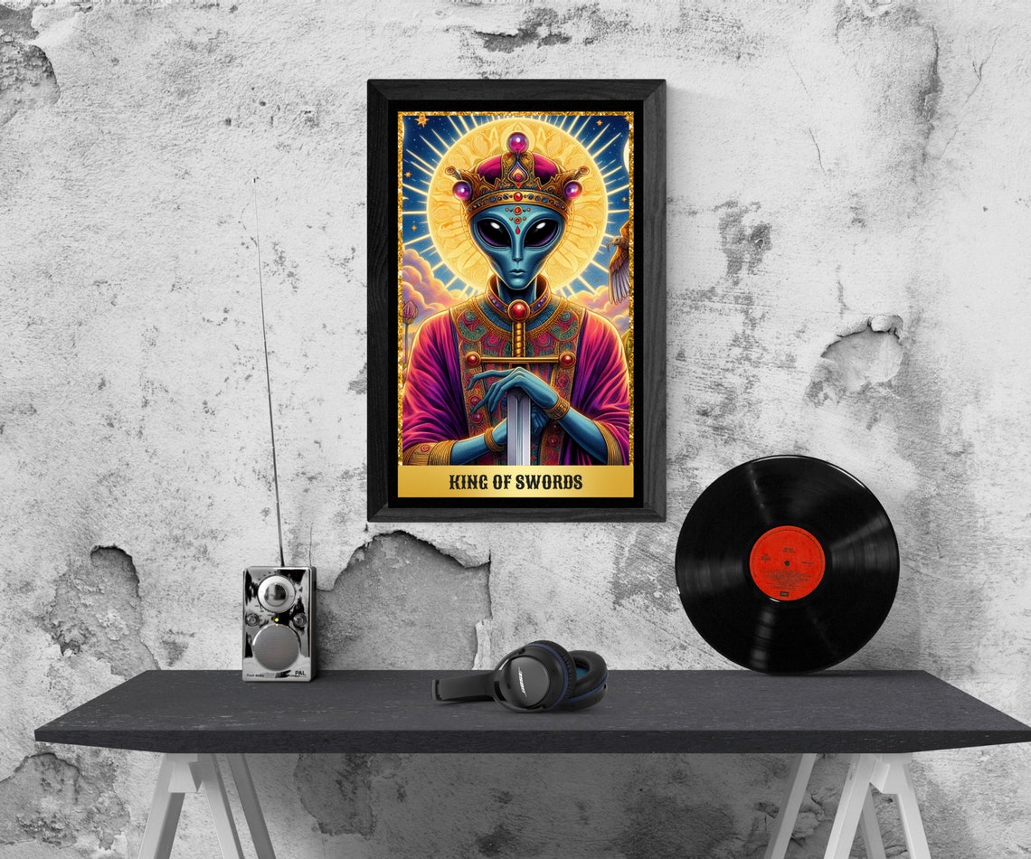 78 Alien Digital Tarot Cards Printable Tarot Deck Digital Cards Deck ...