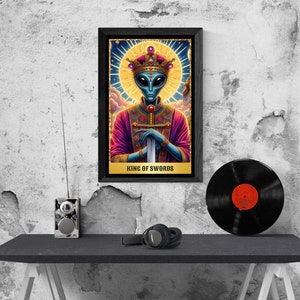 78 Alien Digital Tarot Cards - Printable Tarot Deck - Digital Cards ...