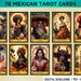 78 Mexican Theme Tarot Cards: Printable Oracle Deck (digital Download ...