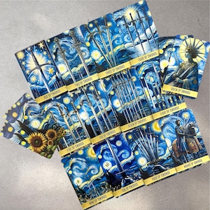 Starry Night Tarot Deck: Van Gogh Art, 78 Card Set - Etsy