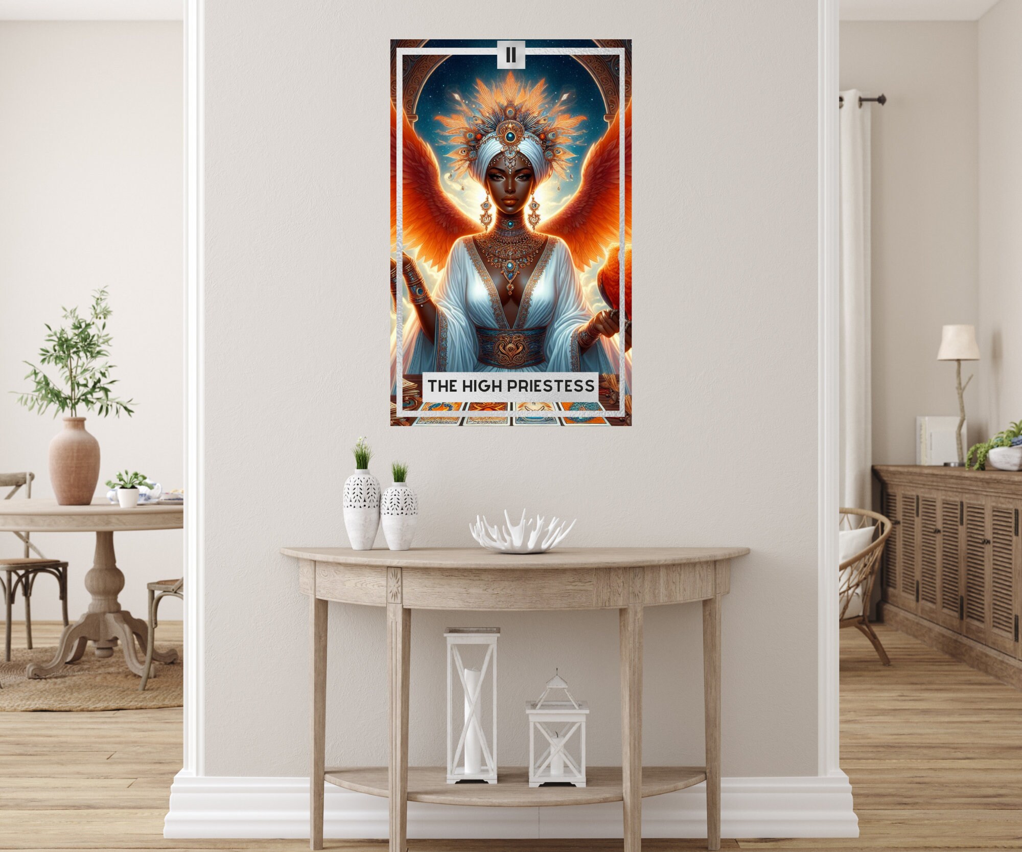 78 Phoenix Bird Theme Digital Tarot Cards Printable Tarot Deck Digital ...