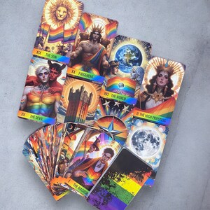 LGBT Pride Tarot Card Deck: 78 Card Set With Box - Etsy