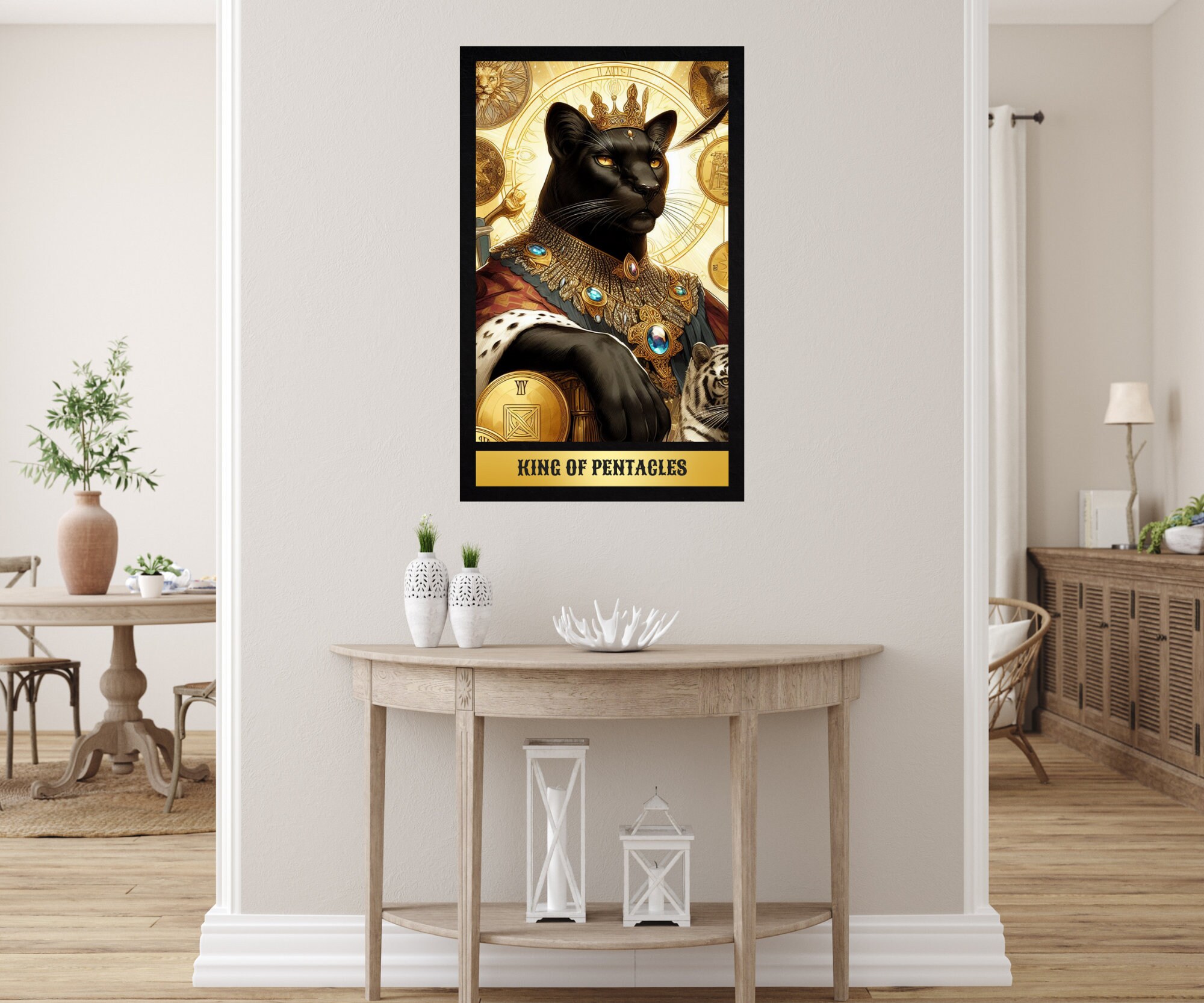 78 Panther Theme Digital Tarot Cards Printable Tarot Deck Digital Cards ...