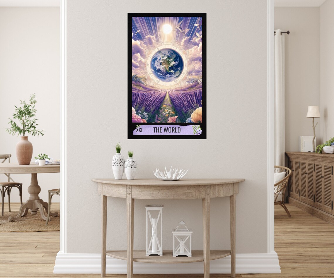 78 Lavender Tarot Deck: Printable Oracle Cards (PNG Format) - Etsy