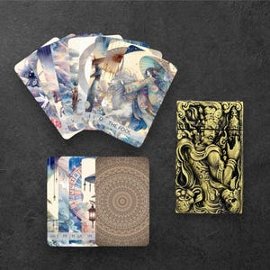 Monsoon Tarot Card, Watercolor Tarot Card and Tarot Box, 78 Tarot Card ...