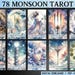 78 Monsoon Tarot Cards: Watercolor Printable Deck (digital Download) - Etsy