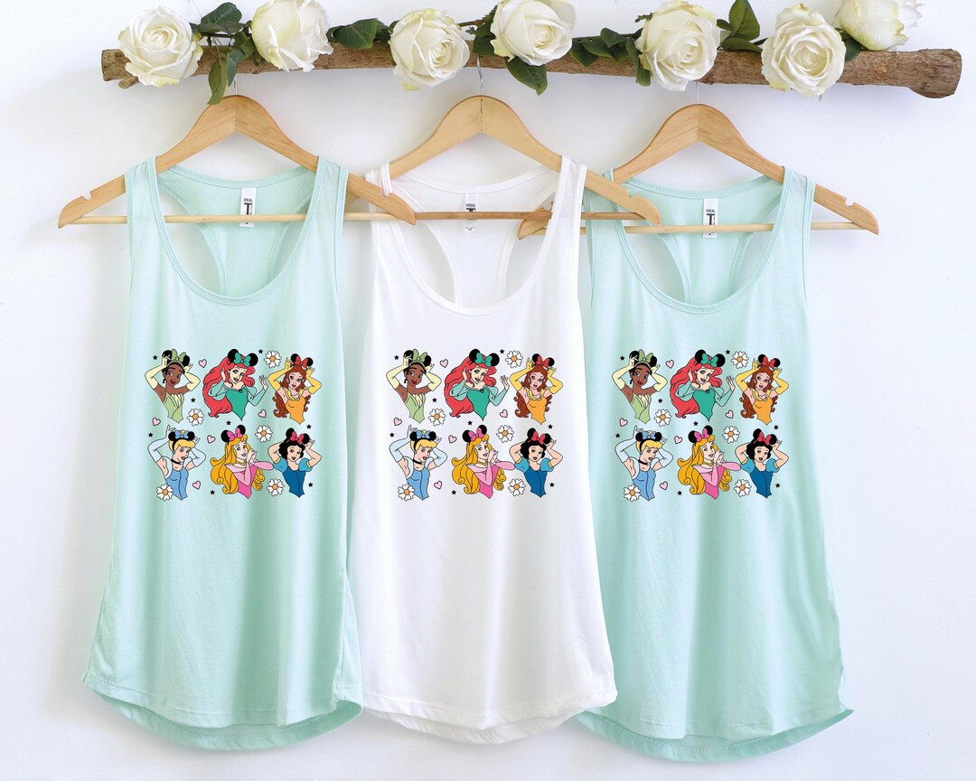 Disney Princess Tank Top, Disney Women's Tank Top, Princess Castle ...