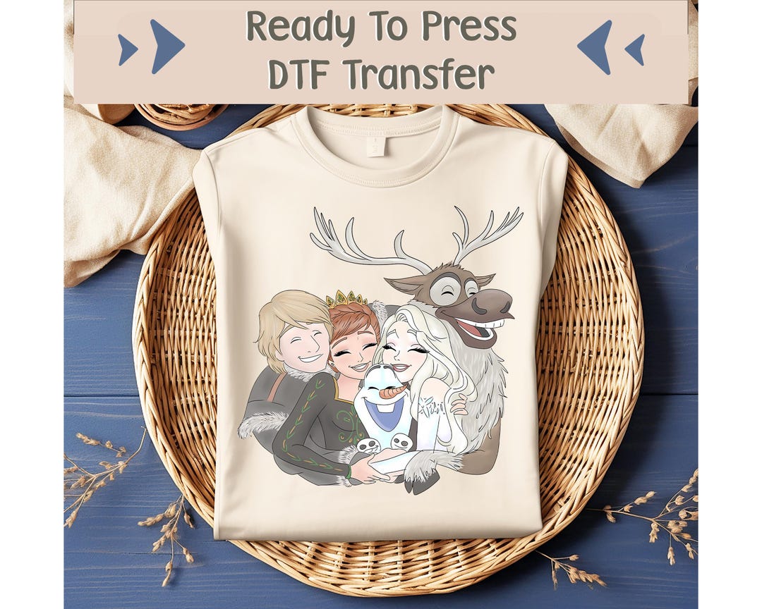 Disney Frozen DTF, Disney Princess Elsa DTF Transfer, Frozen Olaf ...