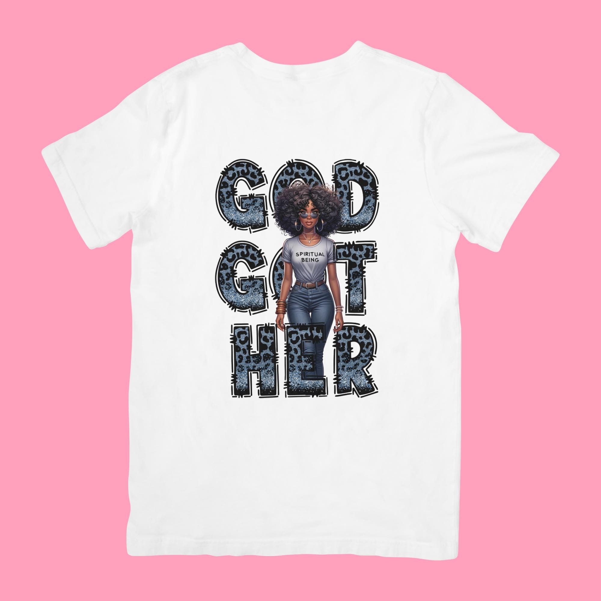 Black Woman of Faith PNG: Leopard God Got Her (digital Download) - Etsy