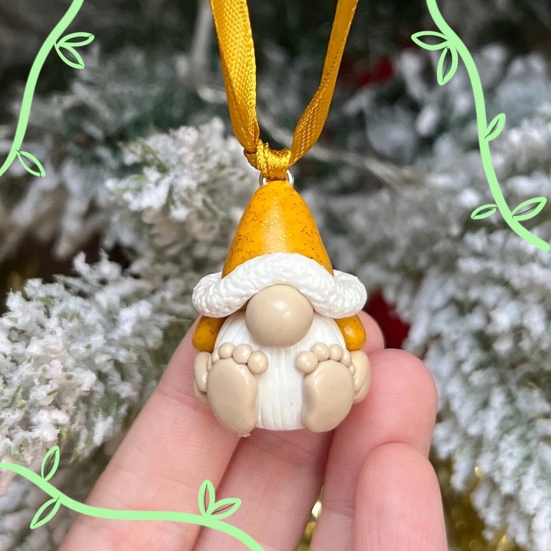 Handmade Gonk Clay Bauble Ornament Gift - Etsy UK