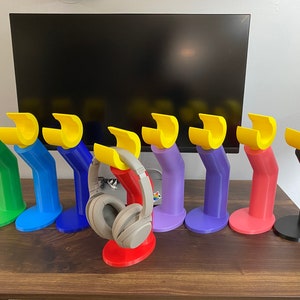 Minifigure Headphone Stand 3d Printed Gaming Headset Holder Perfect ...