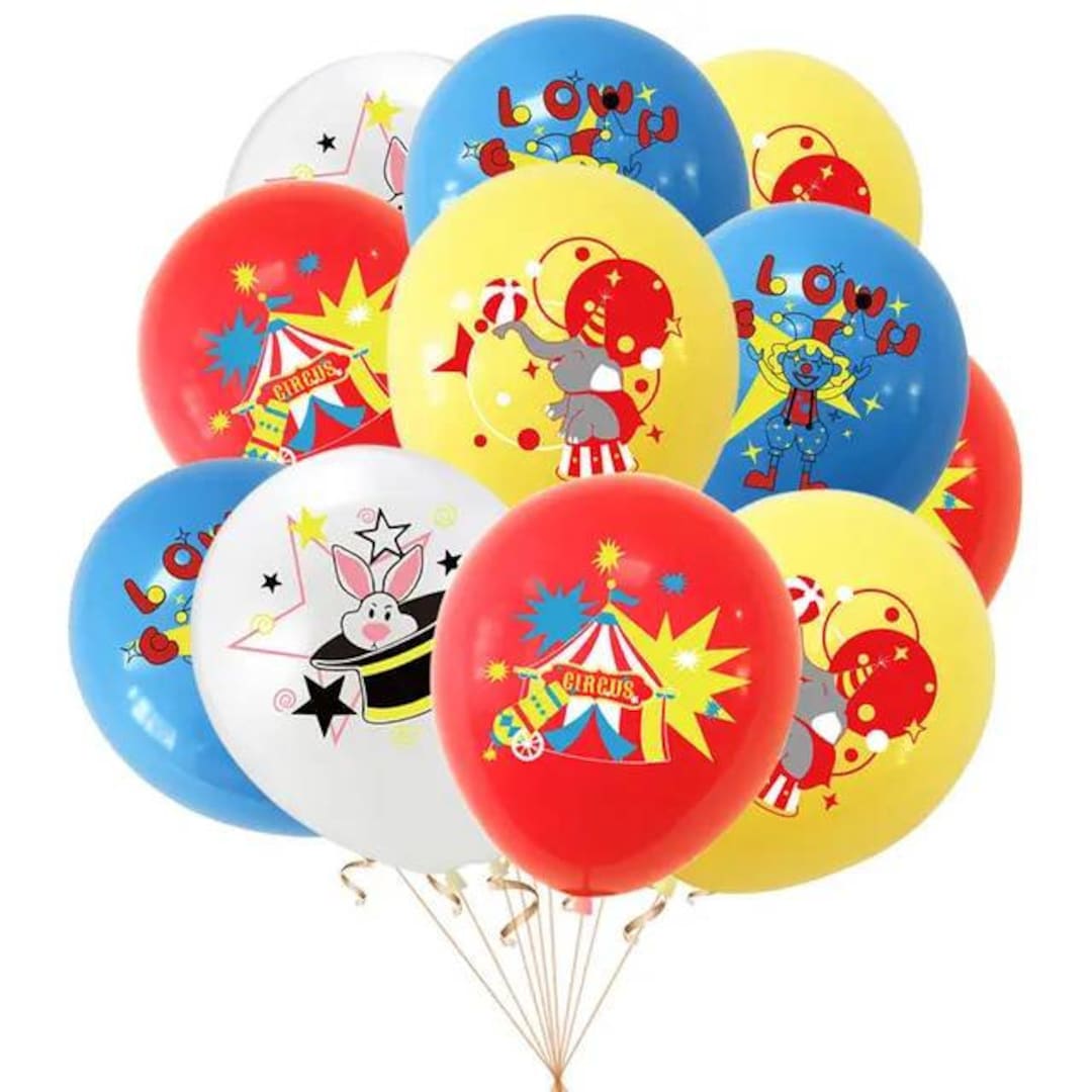 Carnival Circus Balloons,carnival Party Decorations,clown Balloons ...