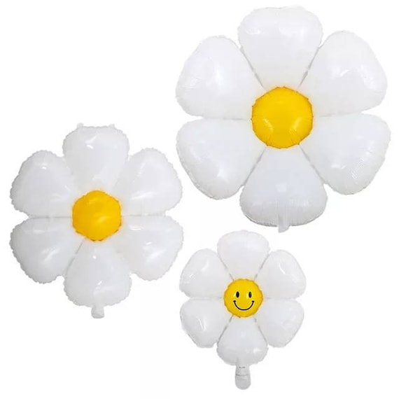 Daisy Flower Balloonsdaisy Groovy Birthdaybohemian Daisy - Etsy