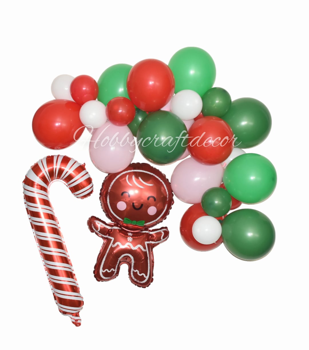 Christmas Balloon Garland Kit,gingerbread Balloon Arch,winter Holiday ...
