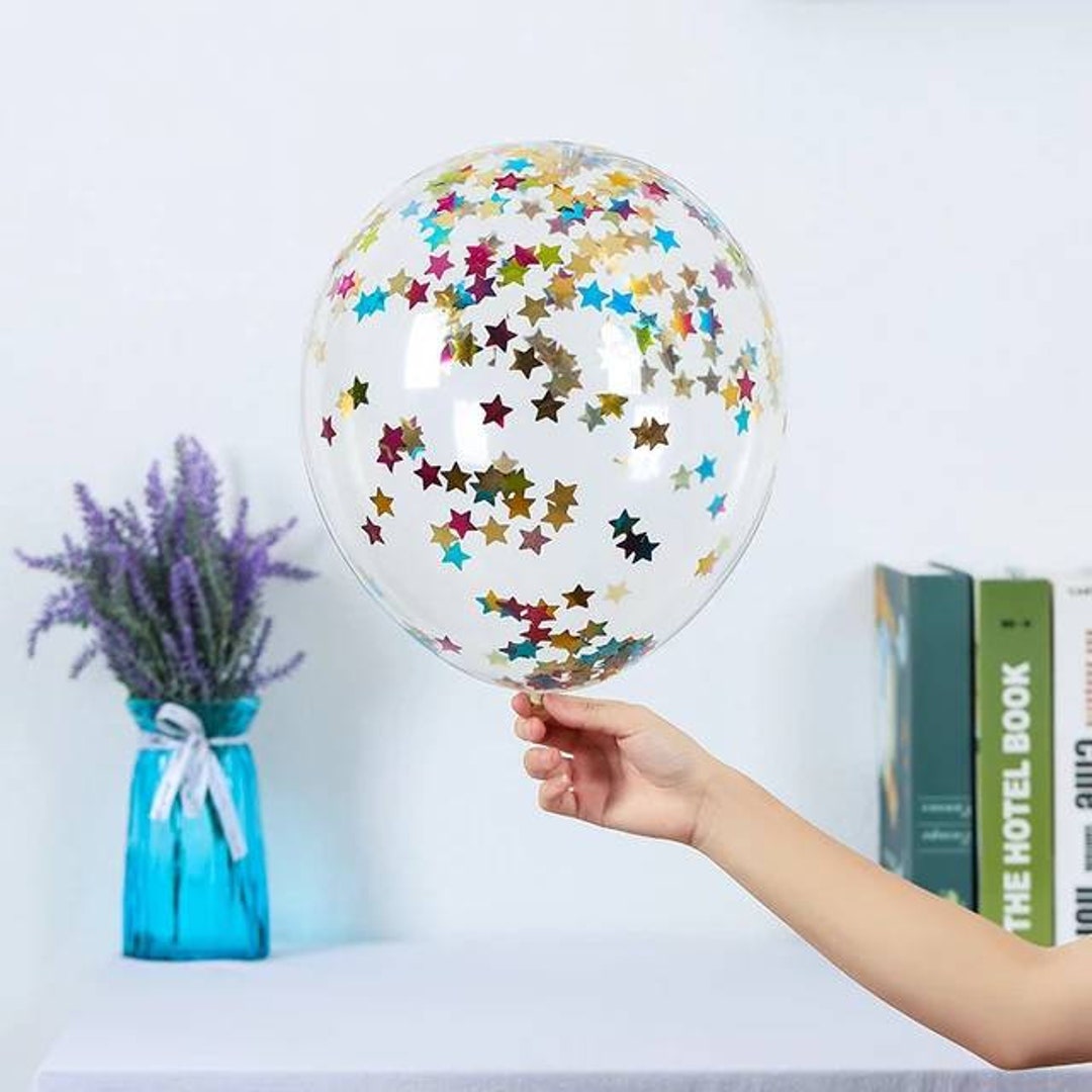 Star Confetti Balloons,colorful Star Confetti Balloons, Birthday ...
