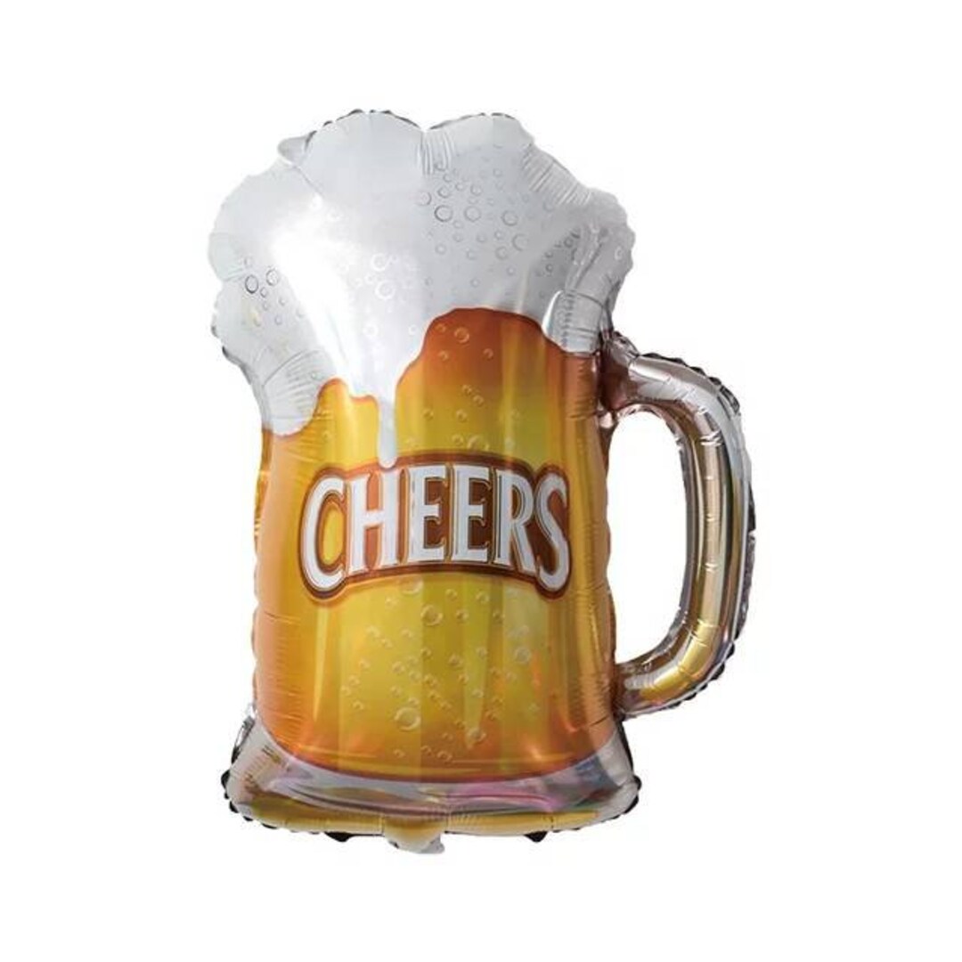 31 Beer Mug Foil Balloon,cheers and Beers Balloons,cheers to 30,40,50 ...