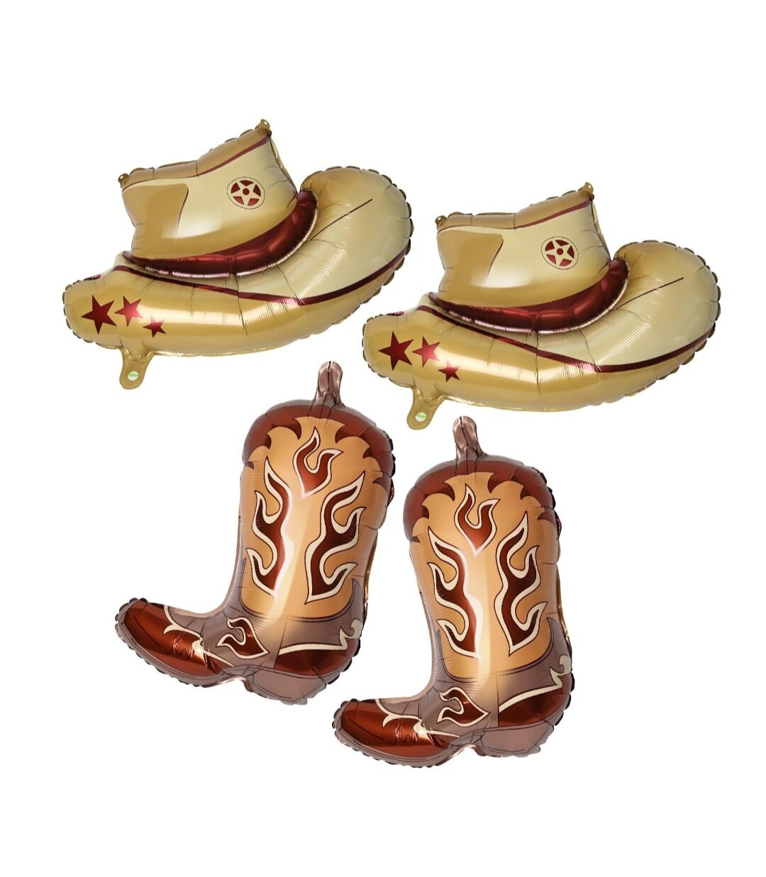 Cowboy Boot / Hat Balloon,western Birthday Decor,bachelorette Balloons ...