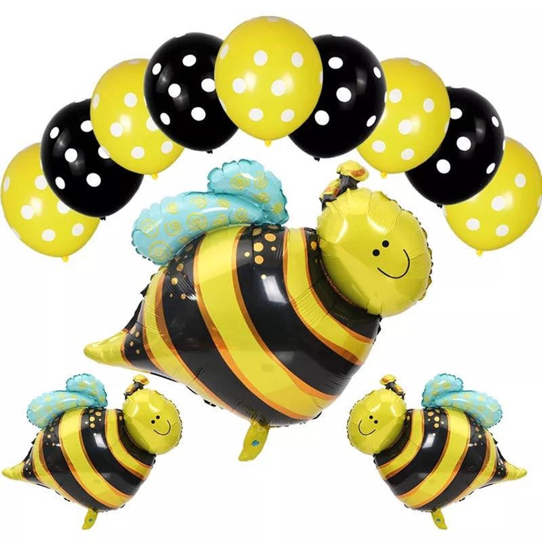 Bumble Bee Balloons,bee Theme Birthday Party,bee Baby Shower Decor,bee ...
