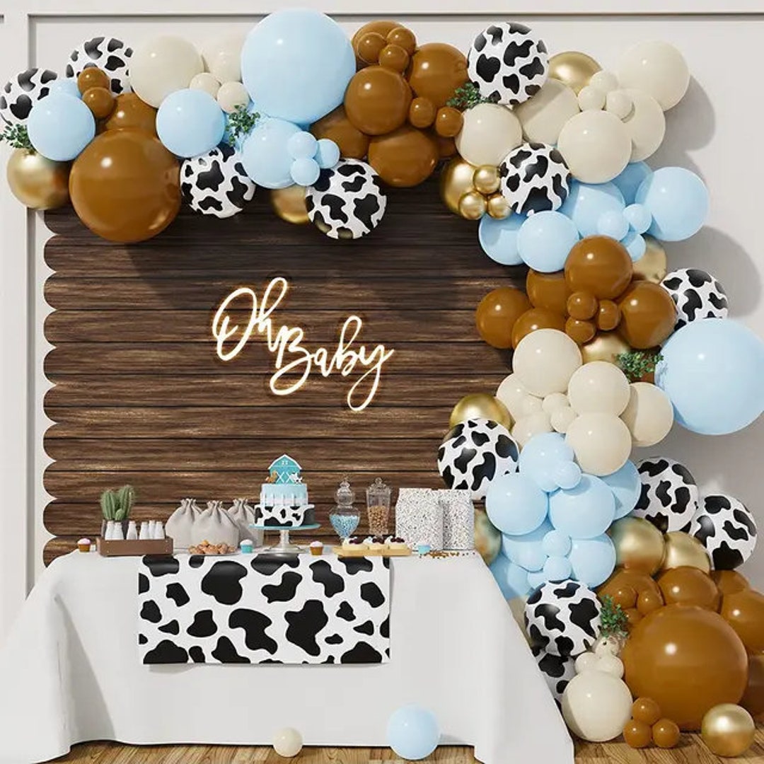 Cowboy Balloon Garland Arch,first Rodeo Birthday Backdrop Garland ...