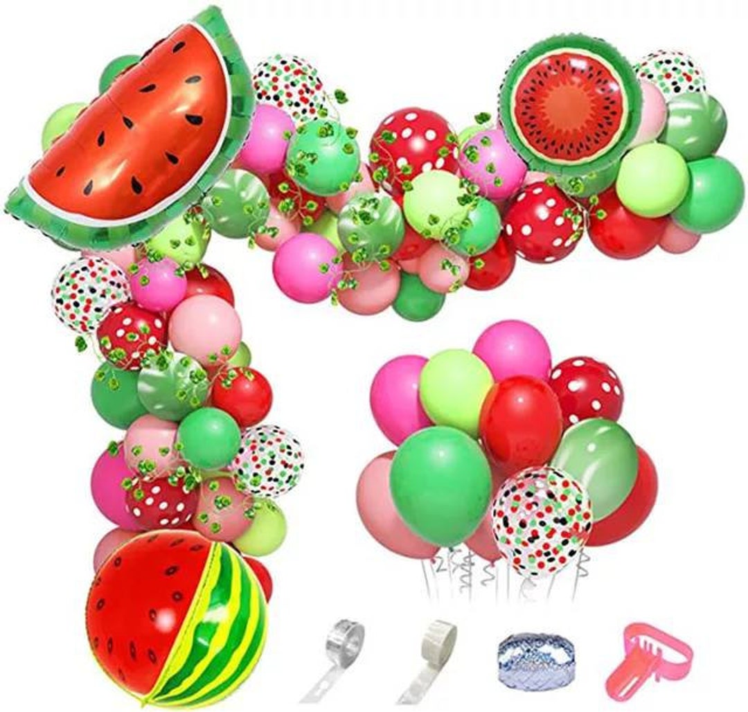 DIY Watermelon Balloon Garland Arch Kitone in A Melon Party - Etsy