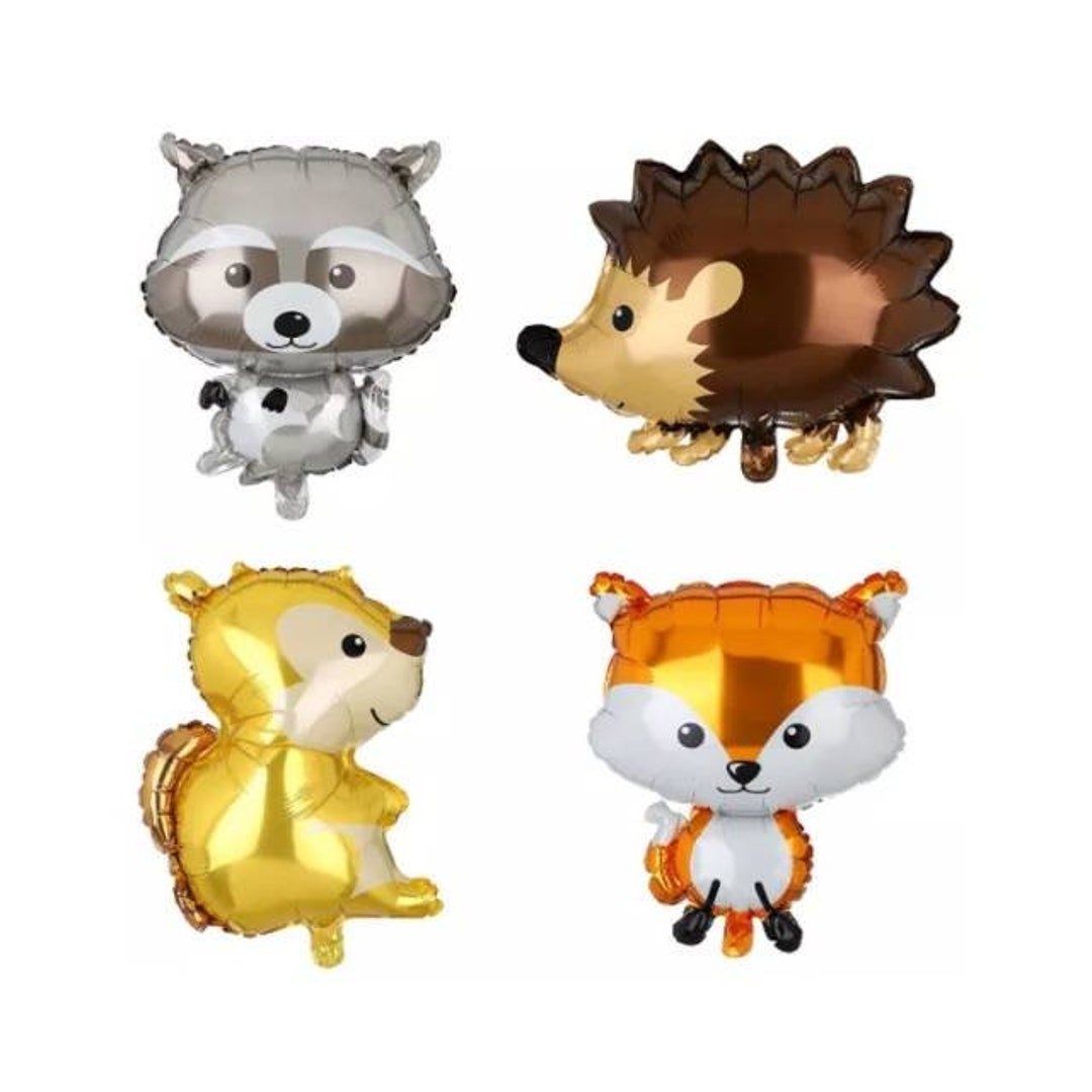 Woodland Animal Balloons, Woodland Jungle Forest Animal Balloons,baby ...