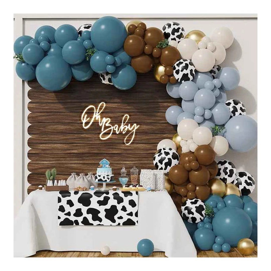 8ft Cowboy Balloon Garland Arch,first Rodeo Birthday Backdrop Garland ...