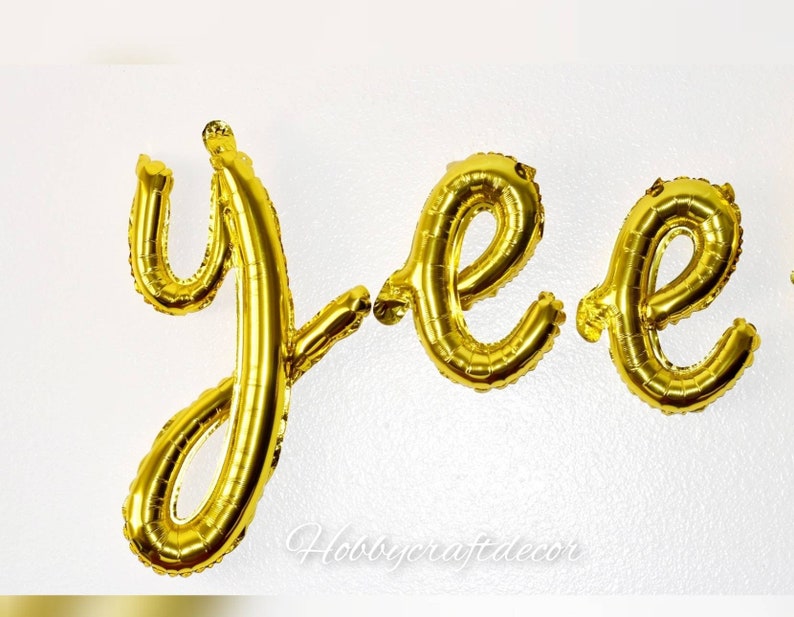 Yee Haw Balloons: Gold Western Party Banner Decor - Etsy