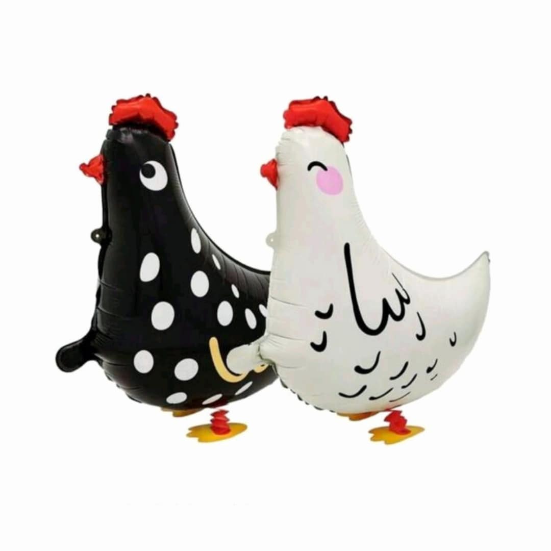 Chicken Balloon,rooster Balloon,barnyard Birthday,farm Party,farm ...